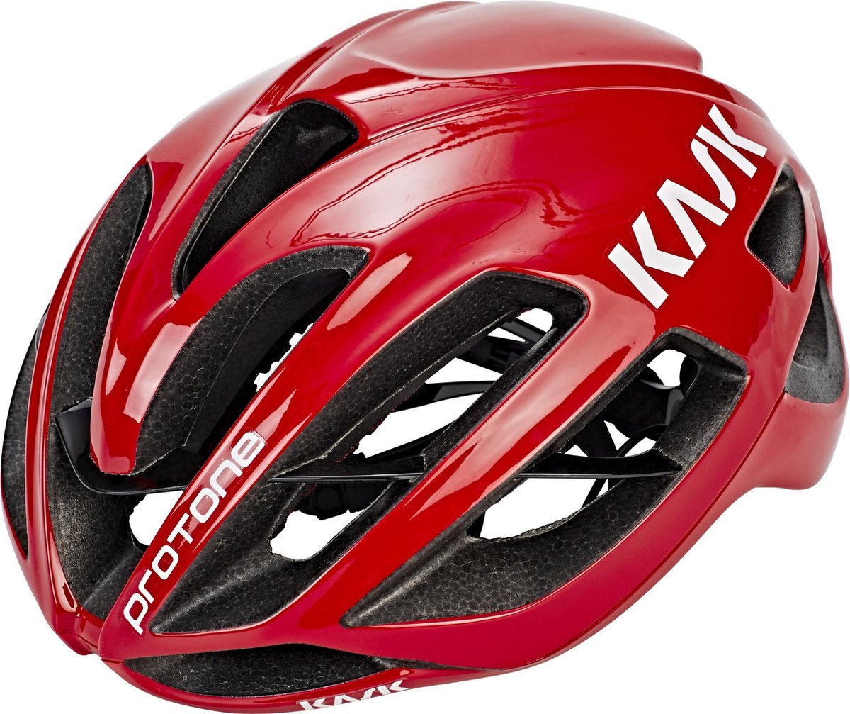 Casque de vélo Kask Protone, tour de tête rouge M | 52 à 58 cm | bol.com