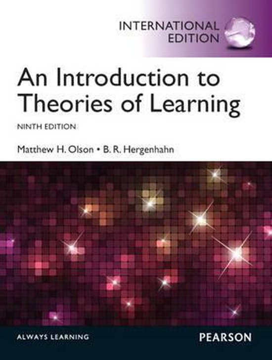 An Introduction to the Theories of Learning | 9780205921102 | Matthew H ...