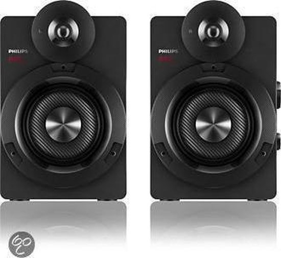 Philips BTS3000 - Bluetooth-speakers - 2 stuks - Zwart | bol