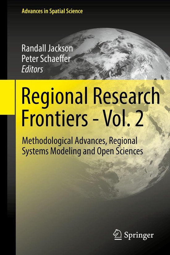 Advances in Spatial Science - Regional Research Frontiers - Vol. 2 (ebook) |... | bol