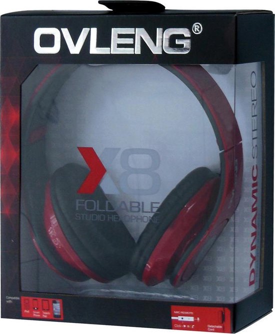 OVLENG X8 - Opvouwbare Studio On-Ear Hoofdtelefoon / Headset, met ...