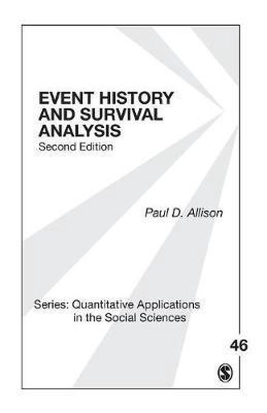 Event History and Survival Analysis | 9781412997706 | Allison | Boeken | bol.com