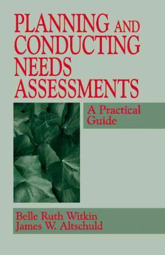 Planning and Conducting Needs Assessments | 9780803958104 | Belle Ruth Witkin | Boeken | bol.com