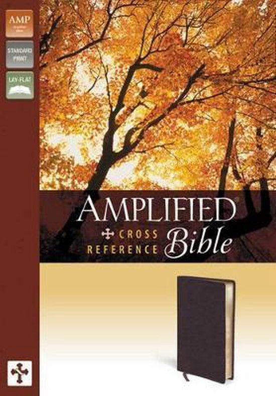Amplified Cross-Reference Bible, Bonded Leather, Burgundy ...