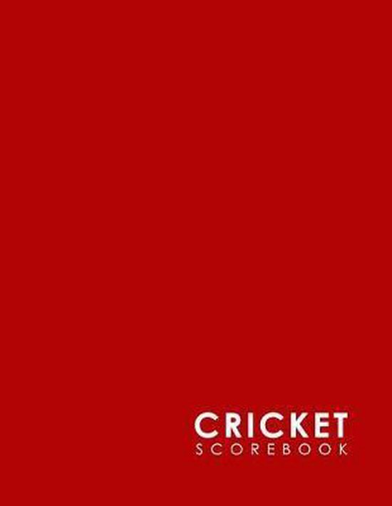 Cricket Scorebook- Cricket Scorebook, Rogue Plus Publishing ...
