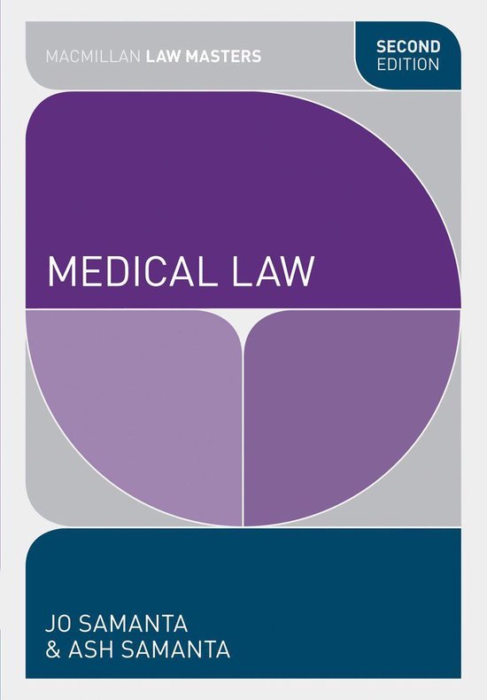 Macmillan Law Masters - Medical Law (ebook), Jo Samanta | 9781137038265 ...