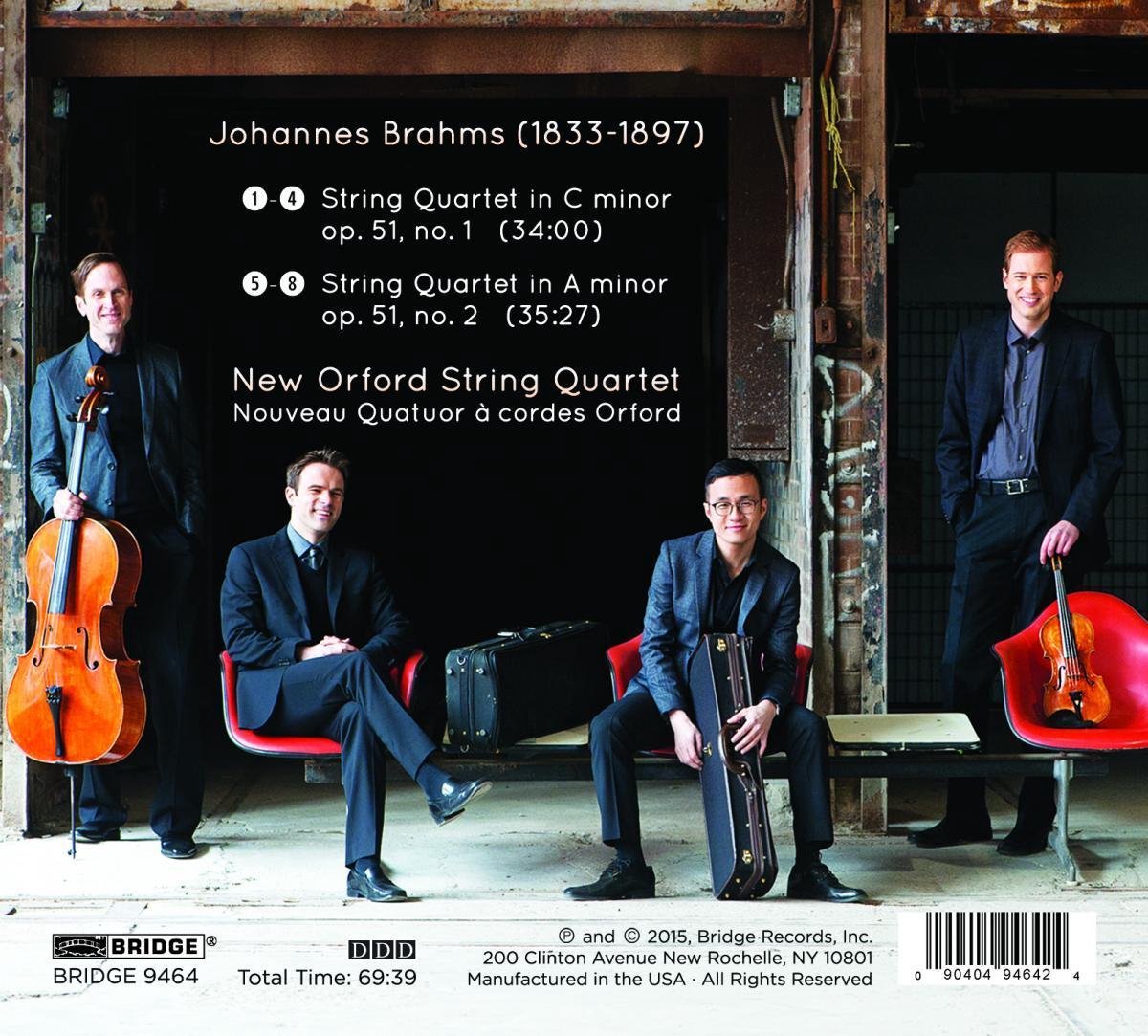 String Quartets Op. 51, Nos. 1 & 2, New Orford String Quartet | CD (album) | Muziek | bol.com