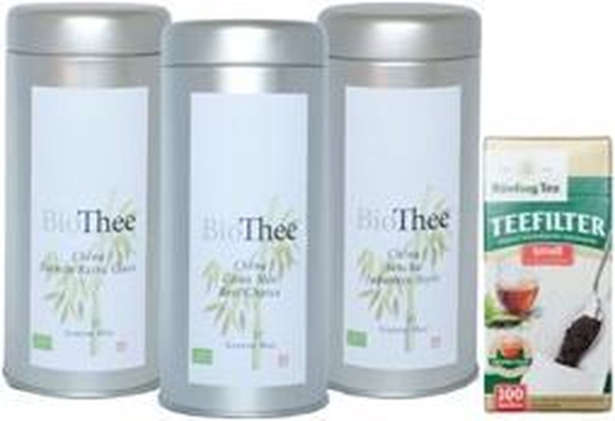 BioThee 3 x Groen Busjes. Premium biologische losse groene thee. | bol.com