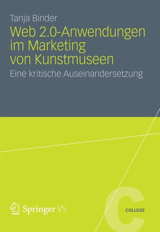 VS College - Web 2.0-Anwendungen im Marketing von Kunstmuseen (ebook ...
