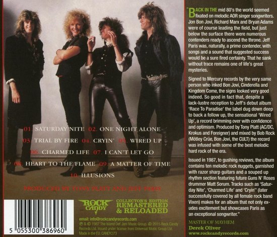 Wired Up, Jeff Paris | CD (album) | Muziek | bol