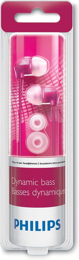 Philips SHE3590 - In-ear oordopjes - Roze | bol