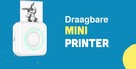 Mini Printer - Mini Printer voor Mobiel - Pocket Printer - Mobiele ...