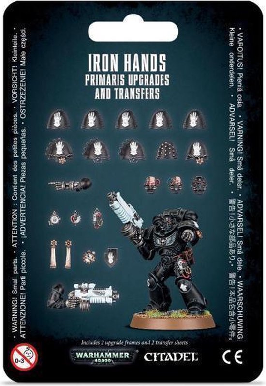 Warhammer 40.000 - Space Marines: Iron Hands Primaris Upgrades ...