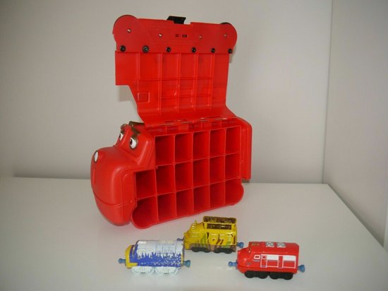Chuggington Wilson Carry Case - opbergbox voor 17 treintjes | bol