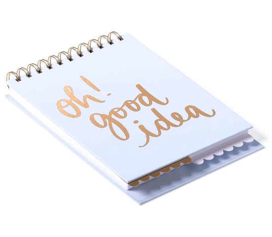 Eccolo Lined Top Spiral Notebook, To Do List Pad with Exposed Divider ...