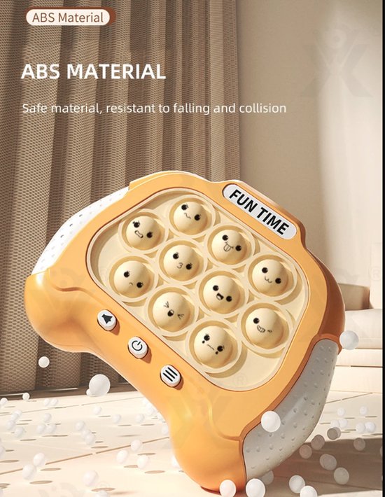 Pop It Game - speelgoed - Quick push [Verbeterde Versie] - geel - Pop ...