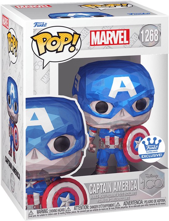 Funko Pop! Marvel Captain America (Facet) Exclusive (FW) #1268 | bol