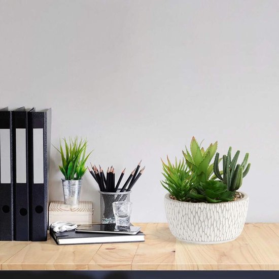 Kunstplant, vetplanten, kunstmatige kamerplant, vetplant, decoratieve ...