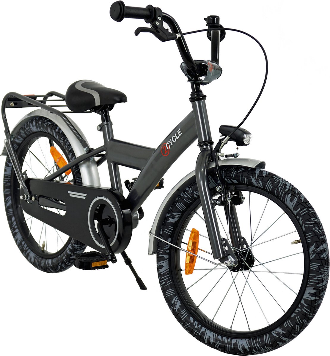 2Cycle Nitro - Kinderfiets - 20 inch - Antraciet -Jongensfiets - 20 ...