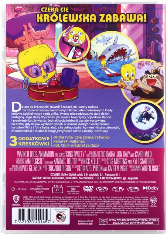 King Tweety [DVD] (Dvd), Flula Borg | Dvd's | bol