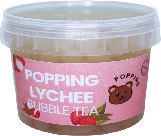 Popping Bubble Tea - Popping Boba - Lychee | bol