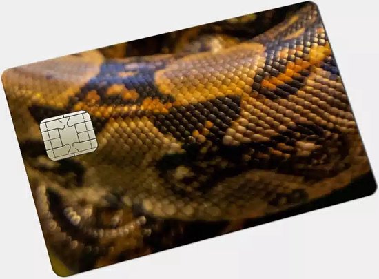 Pinpas Sticker Dierenhuid Python Slang - Grote Chip | bol