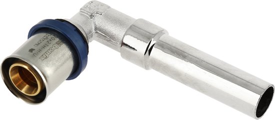 Bonfix Perskoppeling - 1x Alu-pers 1x Insteek - Kniekoppeling - 20mm x ...