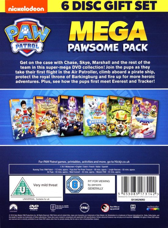 Paw Patrol: Mega Pawsome Pack (Dvd), Max Calinescu | Dvd's | bol