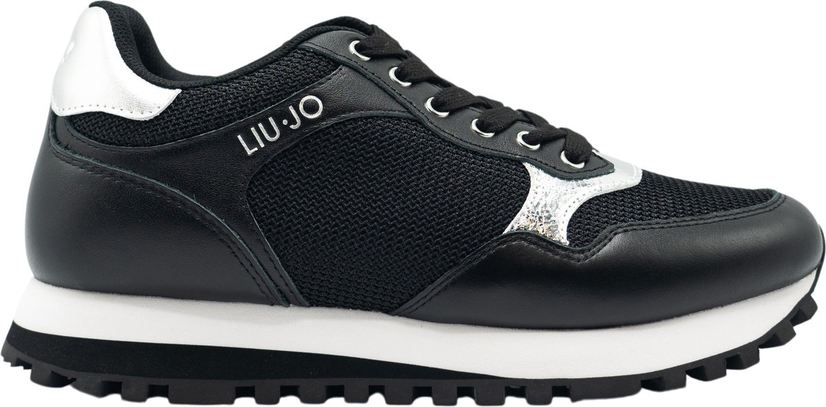 Liu Jo Wonder 39 Dames Sneakers Leer Ivory - Schoenen.nl