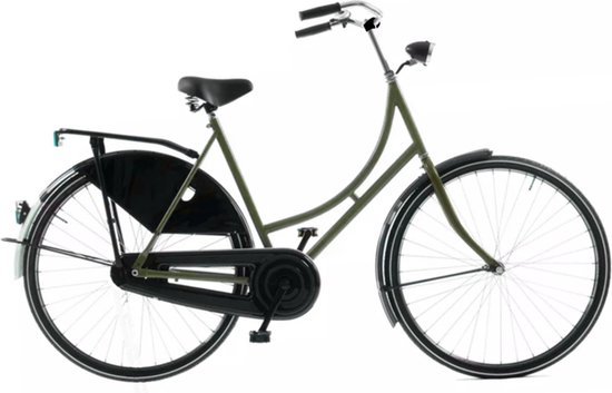 Avalon Omafiets 57 cm - Remnaaf - Legergroen - Comfortabel en Praktisch ...