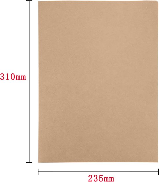Mappen voor Documenten, 12 Stks A4 Kraftpapier Map, Bestandsmap A4 ...