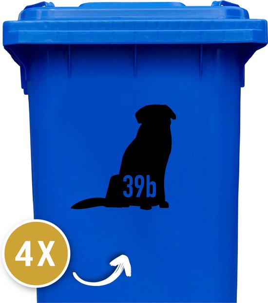 Container sticker - klikostickers - kliko sticker voordeelset - 4 stuks ...