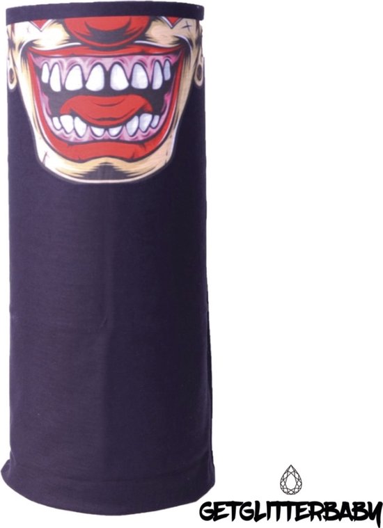 GetGlitterBaby® - Enge Clown Masker Halloween / Face Shield Scary Skull ...