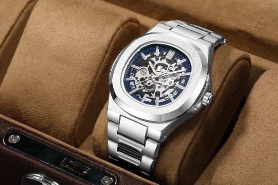 Soraro Automatische Horloge Zilverkleurig | Waterafstotend | 42mm ...