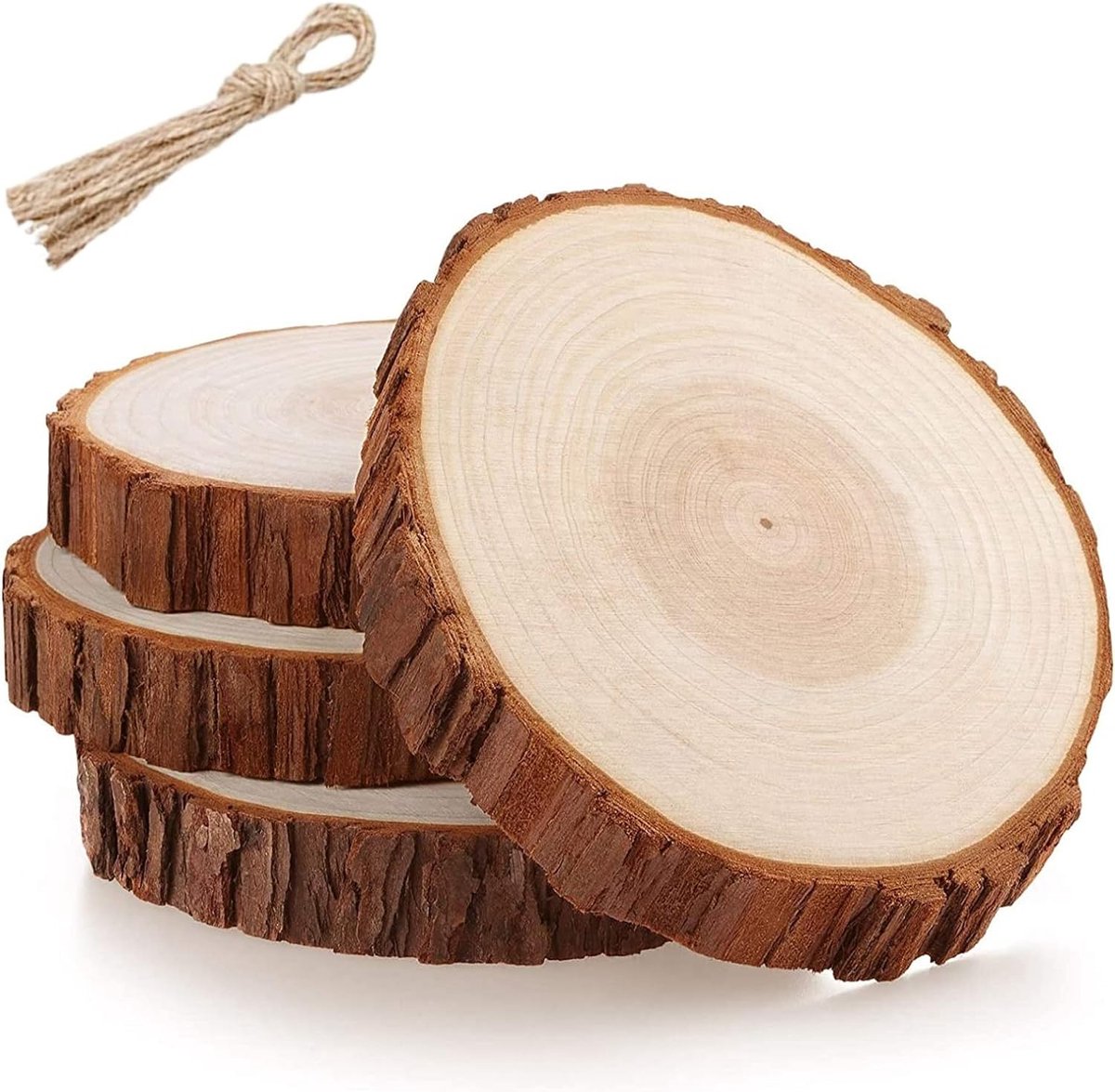 Houten schijven/boomschijven/onbehandeld hout, ongeboorde houten ...