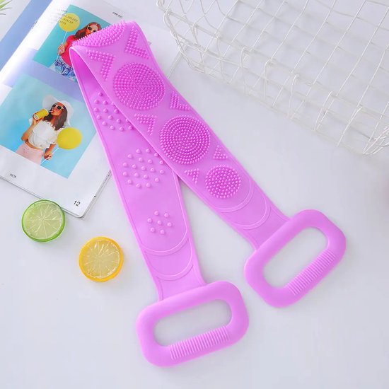 Rugborstel douche - Badborstel - Lichaamsborstel - Rug borstel - Helpt ...