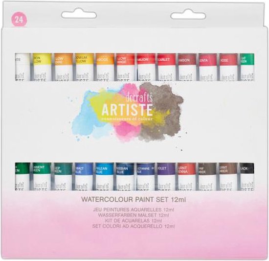 Watercolour Paint Set 12ml (24pk) | bol.com