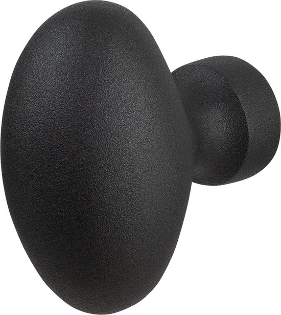 Deurknop - Zwart - RVS - GPF bouwbeslag - GPF9951.61 ei-knop zwart ...