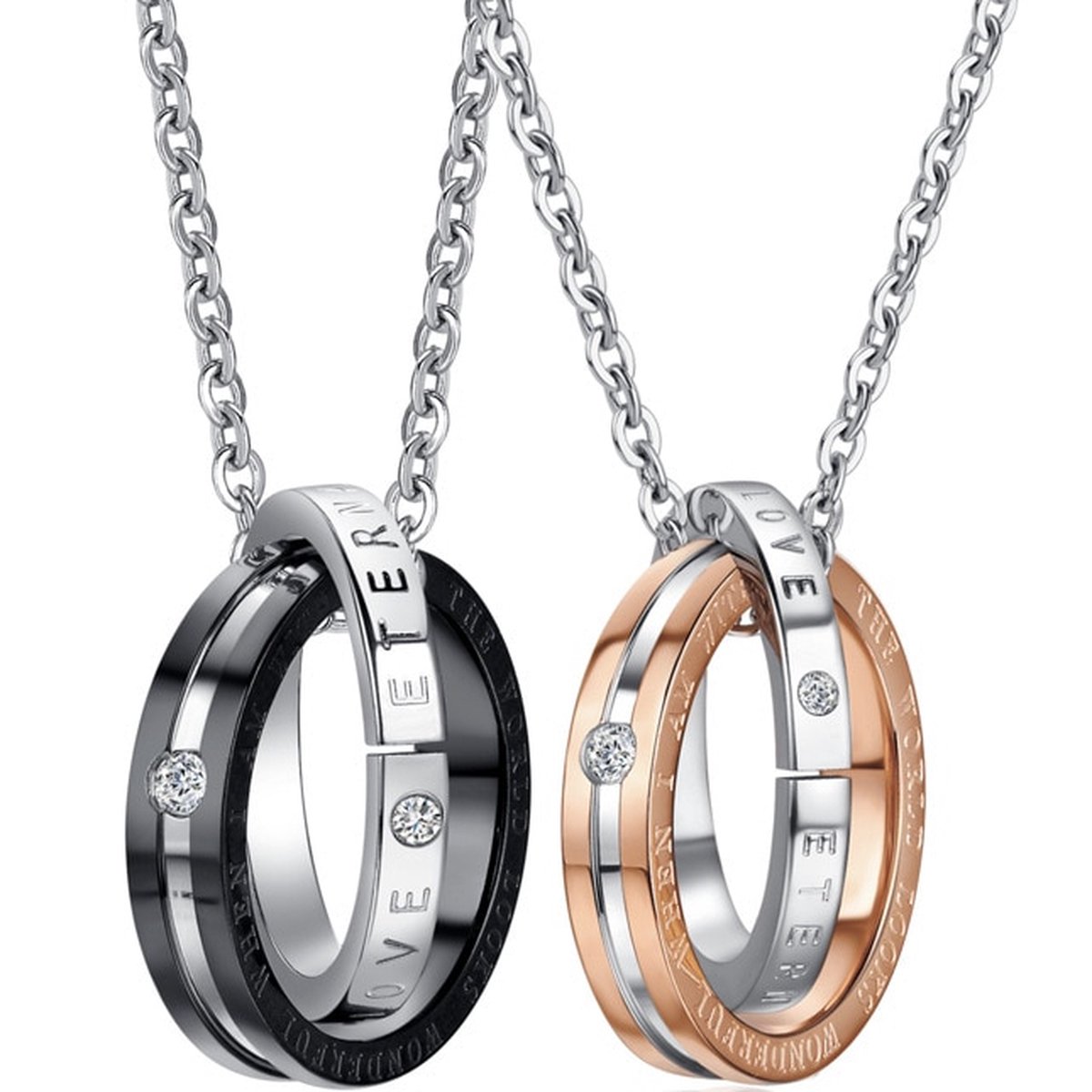 Eternal Love Ketting Set - Liefdes Cadeau - Romantisch Cadeau ...