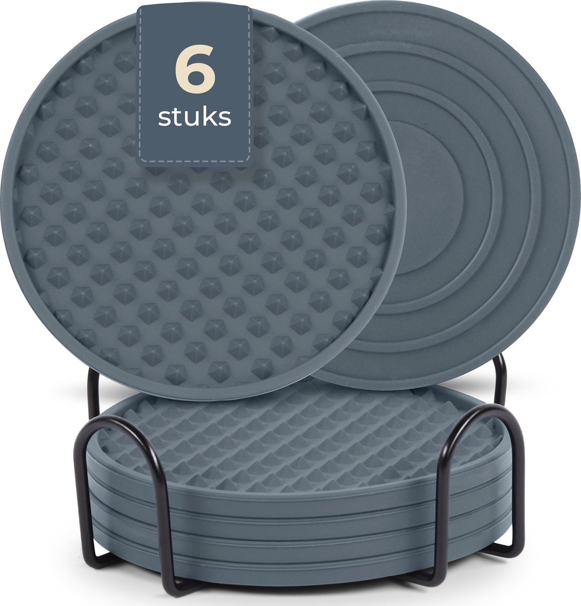 Castagnola Siliconen Onderzetters – Onderzetters voor Glazen – Design ...