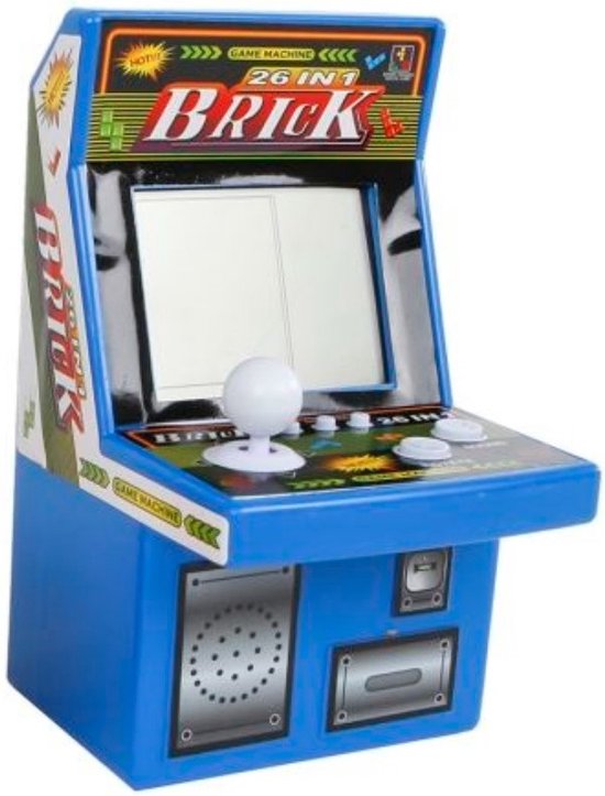 Brickgame retro game console - 26 spelletjes - Blauw | Games | bol