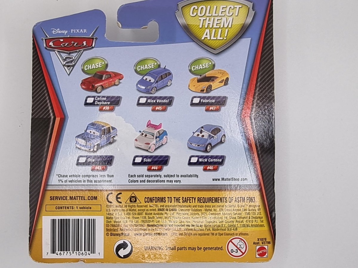 Mattel Disney Pixar Cars 2 Nick Cartone | bol