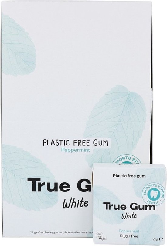 True Gum White peppermint 21 gram | bol