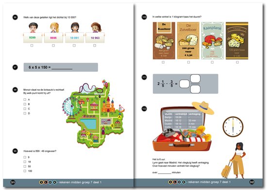 CITO Oefenboeken Voordeelset Rekenen & Begrijpend Lezen midden Groep 7 - M7 -... | bol