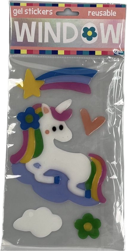 Gel window stickers Unicorn | bol