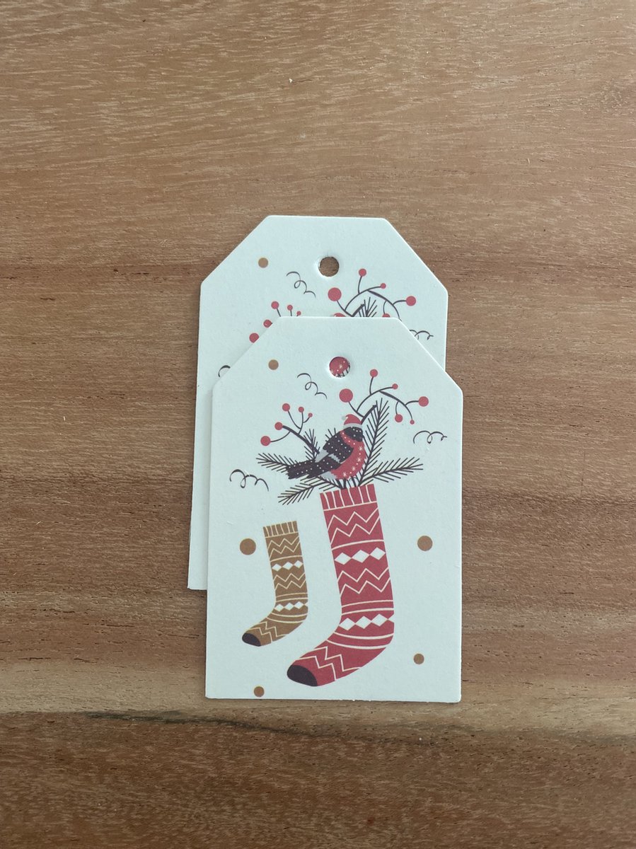 Kerst labels 20 stuks - Cadeaulabel - Naamlabels | bol