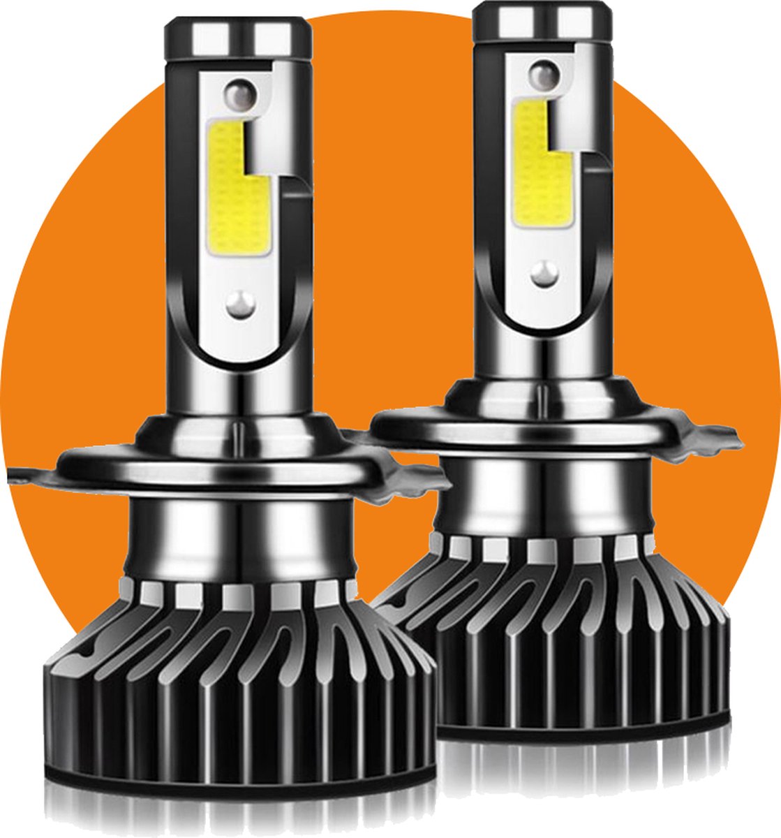 VCTparts Helder Universele H4 Led 25000K Blauwe Dimlichten - Koplampen ...