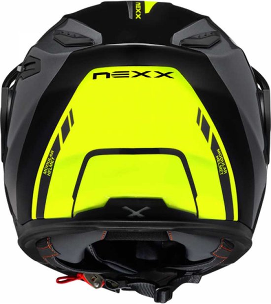 Nexx X.Vilijord Hi-Viz Neon Grey Modular Helmet M - Maat M - Helm | bol