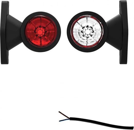 Fristom FT-009A LED breedtelamp per stuk - korte steel - 12-24v - 20cm ...