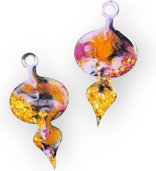 Resin Art JR: Unieke hoogwaardige kwaliteit epoxy kersthangers ...